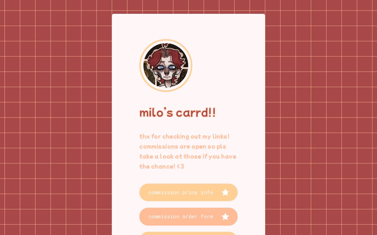 milo’s carrd!!